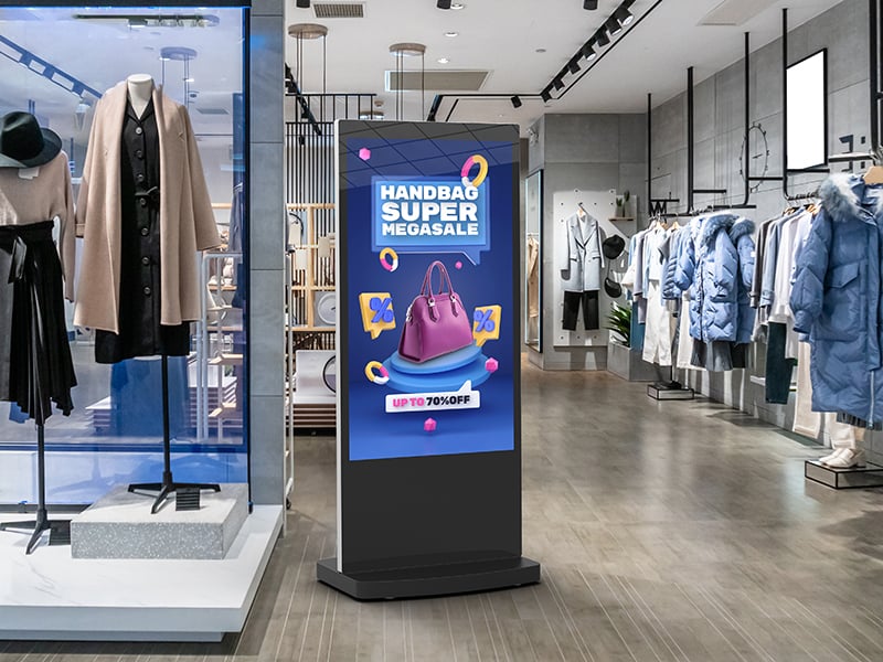 Freestanding Digital Posters | WideWorld Video